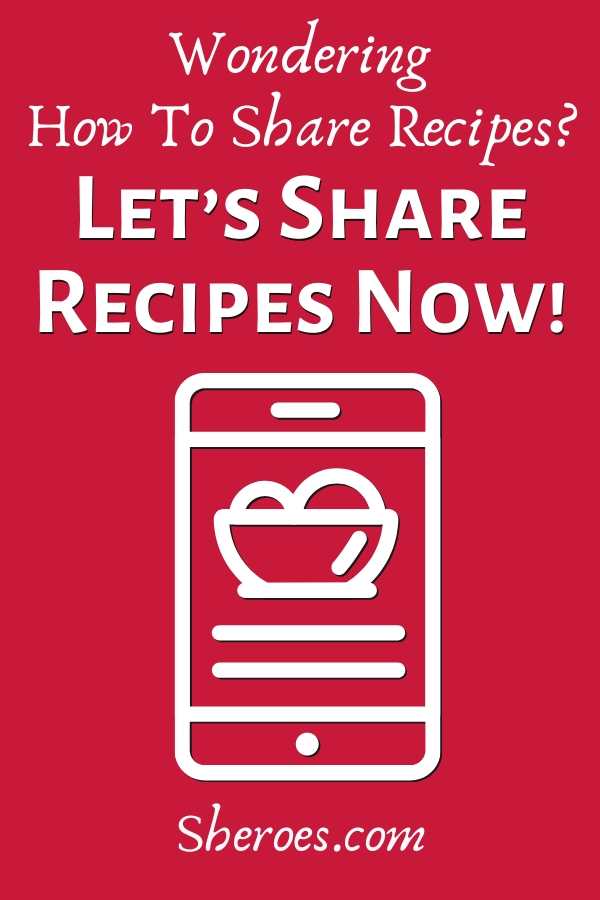 Share Your Recipes: Submit Recipes Online
